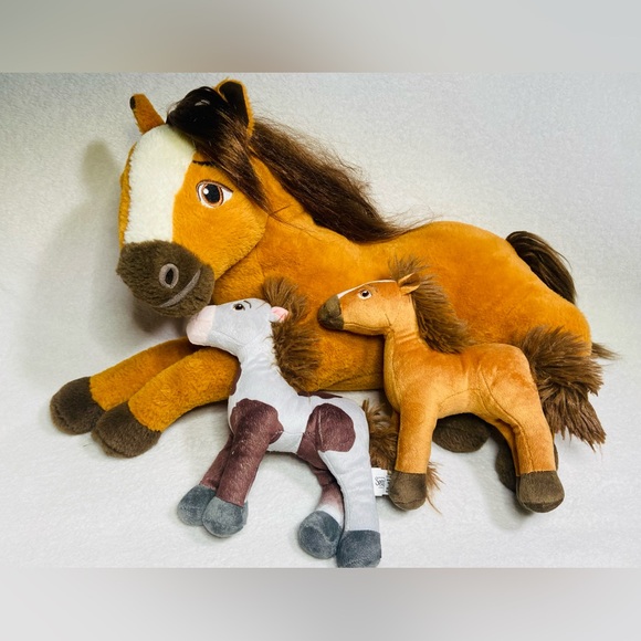 Toys | Spirit Riding Free Dreamworks Plush Horses 18 Spirit Plush 6 ...